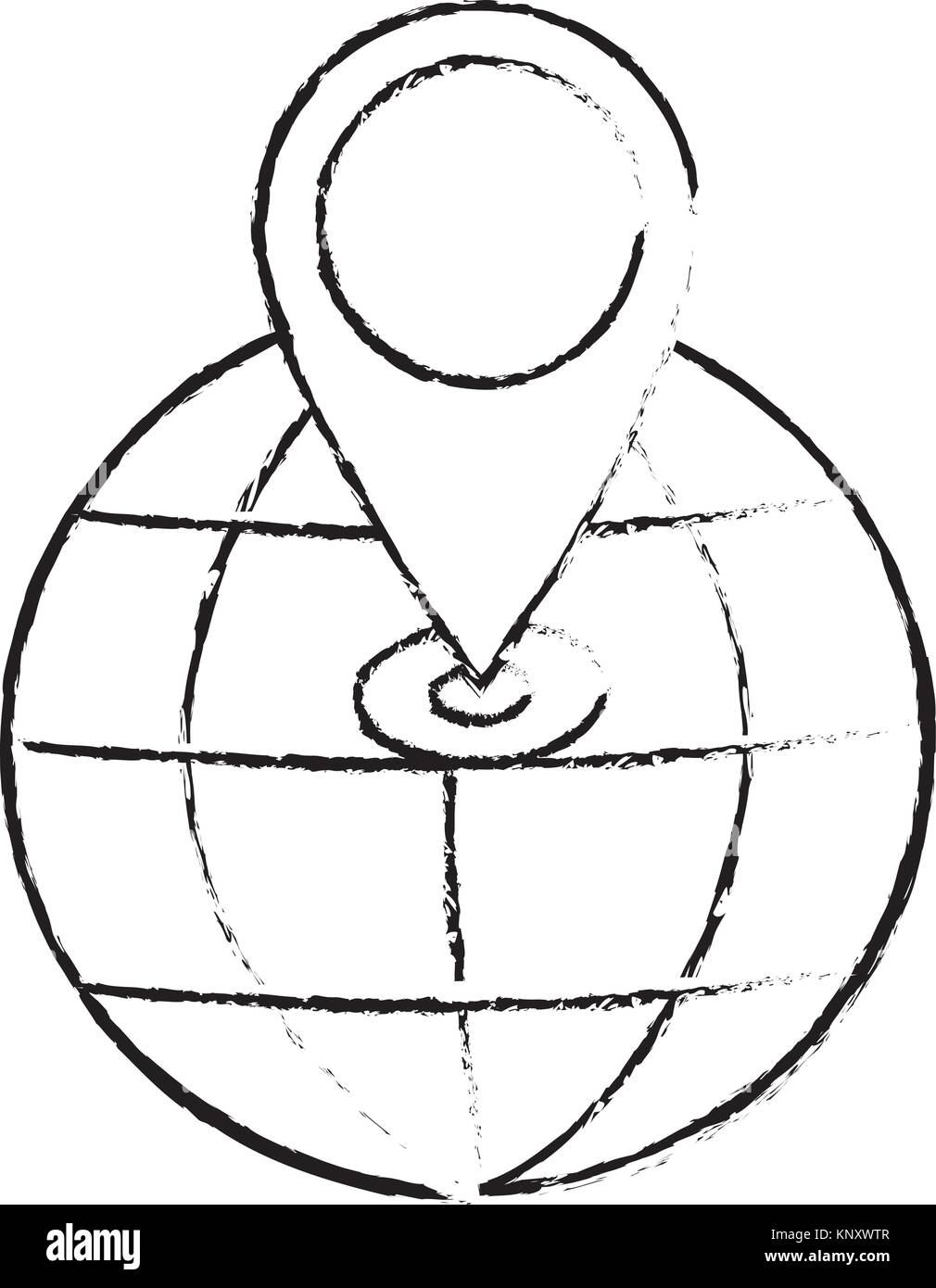 Gps and global sphere design Stock Vector Image & Art - Alamy