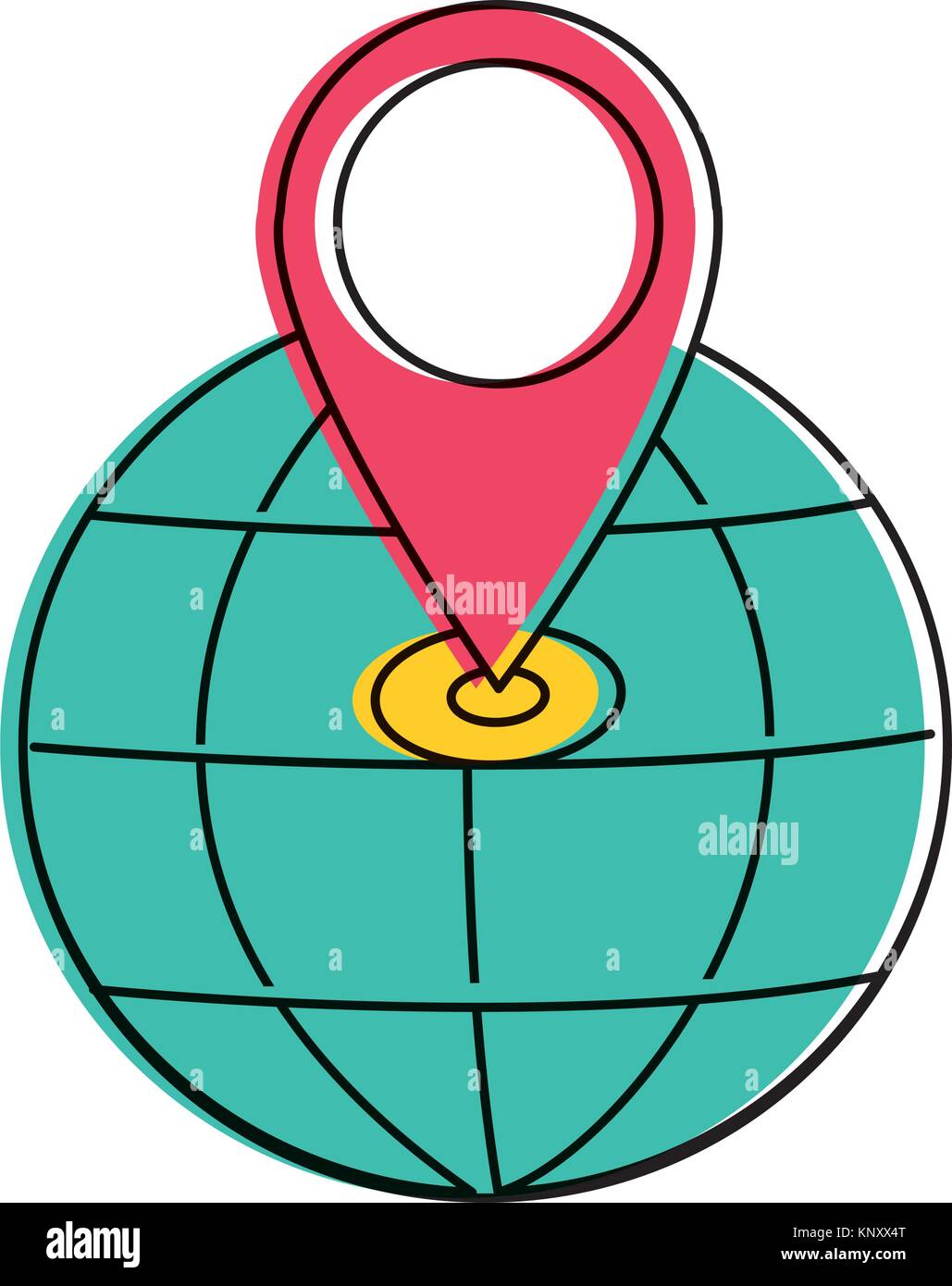 Gps and global sphere design Stock Vector Image & Art - Alamy
