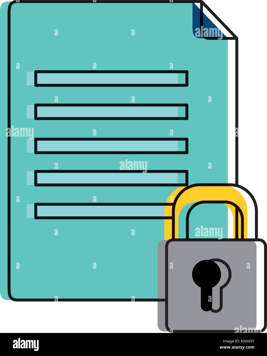 Isolated document design Stock Vector Image & Art - Alamy