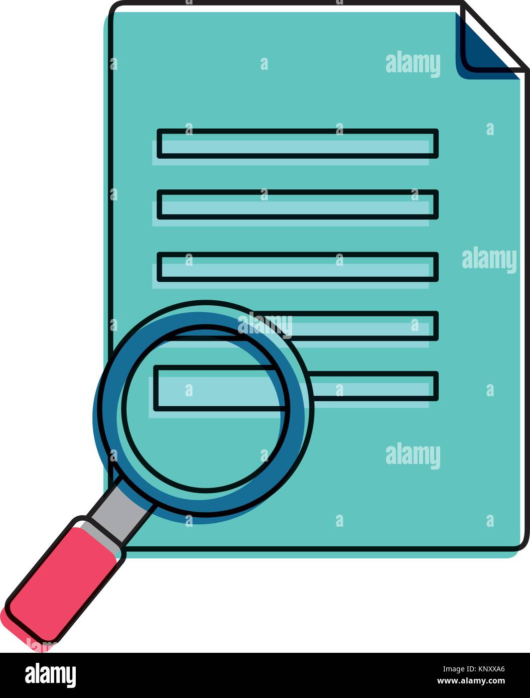 Isolated document design Stock Vector Image & Art - Alamy