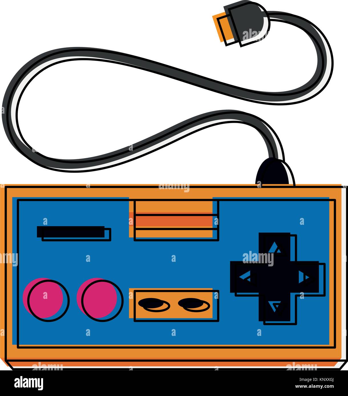 Old gamepad controller icon vector illustration graphic design Stock ...