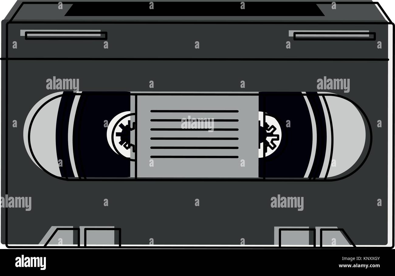 Old VHS media icon vector illustration graphic design Stock Vector ...