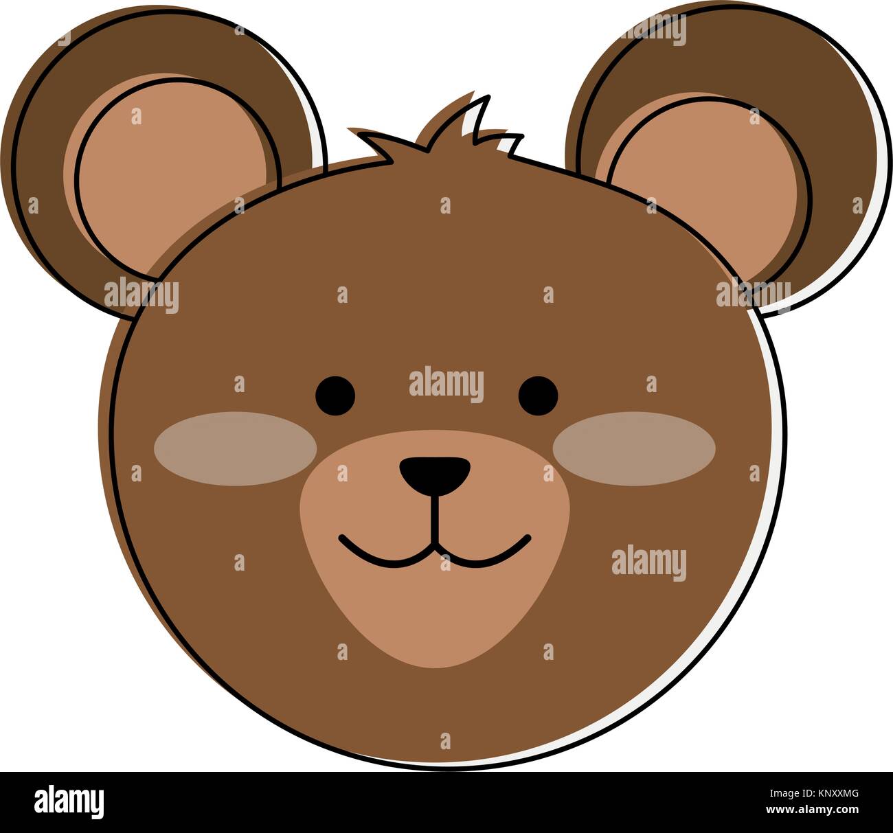 Cute bear cartoon icon vector illustration graphic design Stock Vector ...