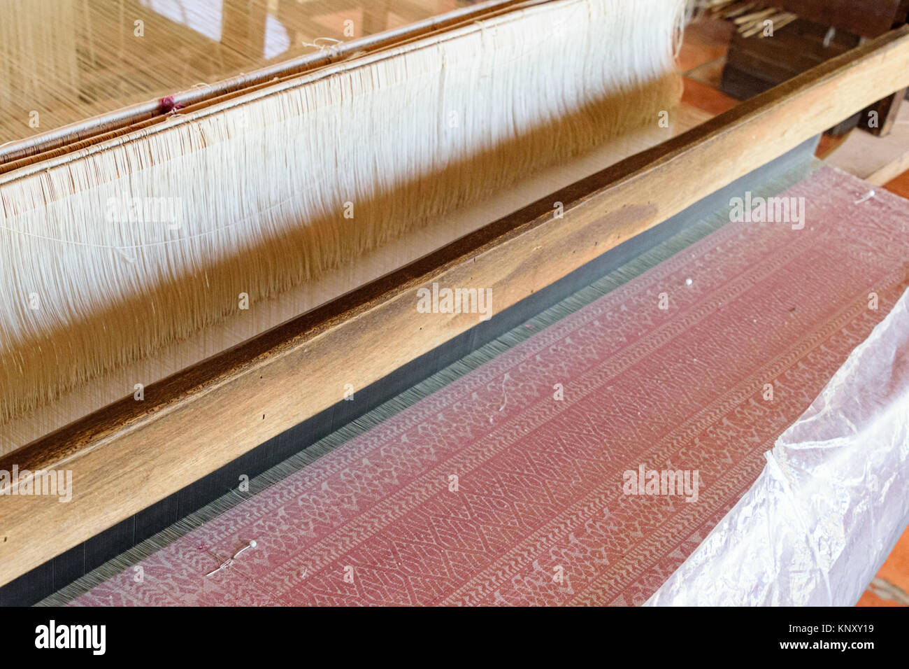 Natural silk farming and handcrafted manufacture of silk artifacts ...