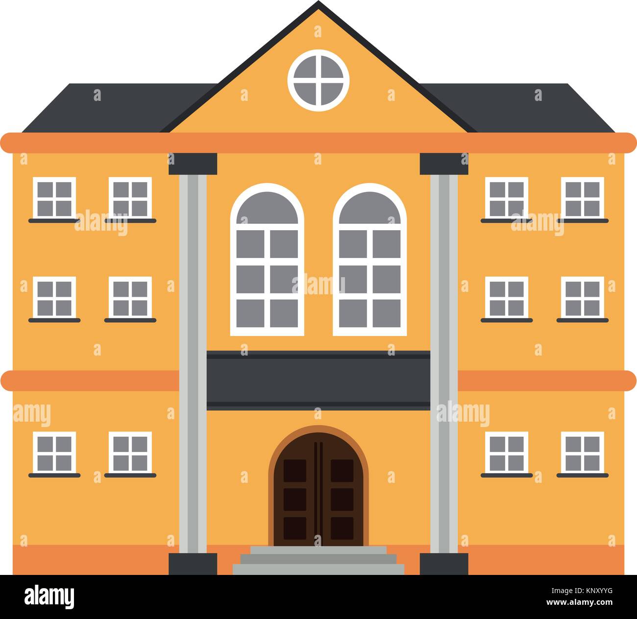 mansion with columns Stock Vector Image & Art - Alamy