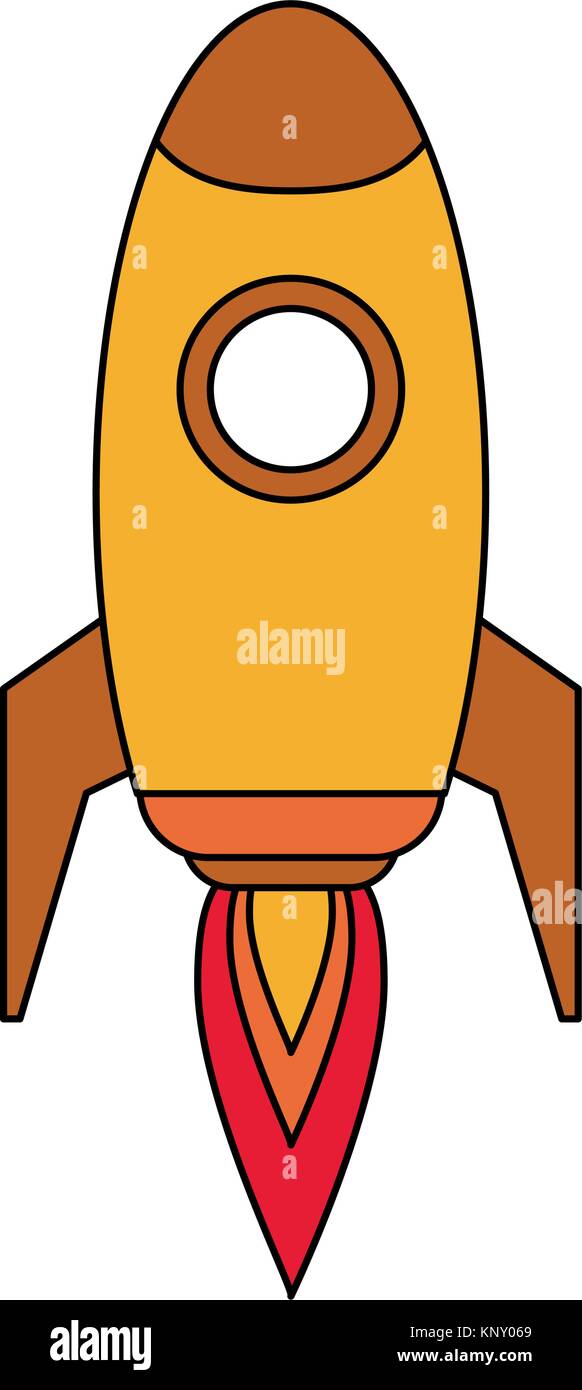 Spaceship rocket symbol Stock Vector Image & Art - Alamy