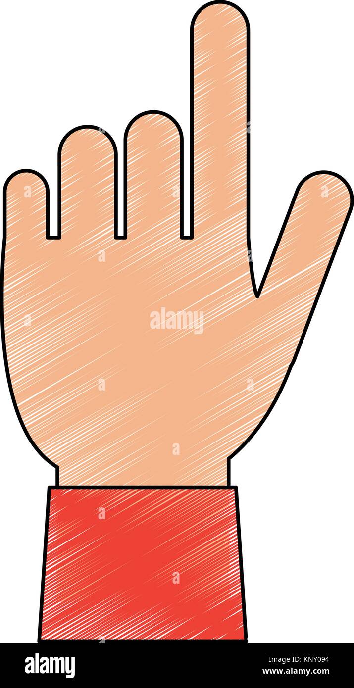 Hand pointing with finger Stock Vector Image & Art - Alamy
