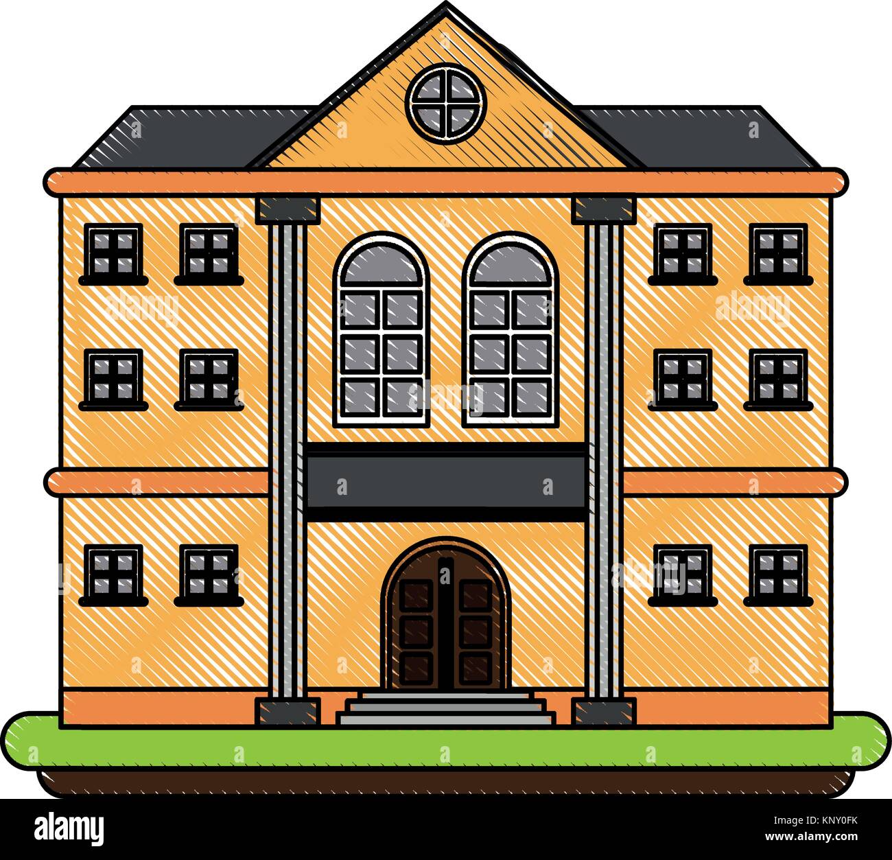 House home column detail Stock Vector Images - Alamy