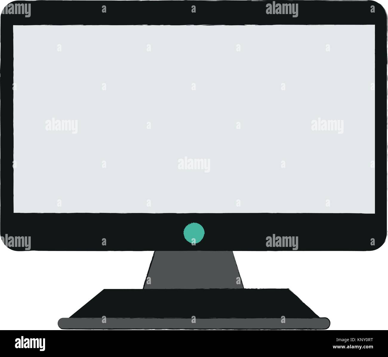 PC screen monitor Stock Vector Image & Art - Alamy
