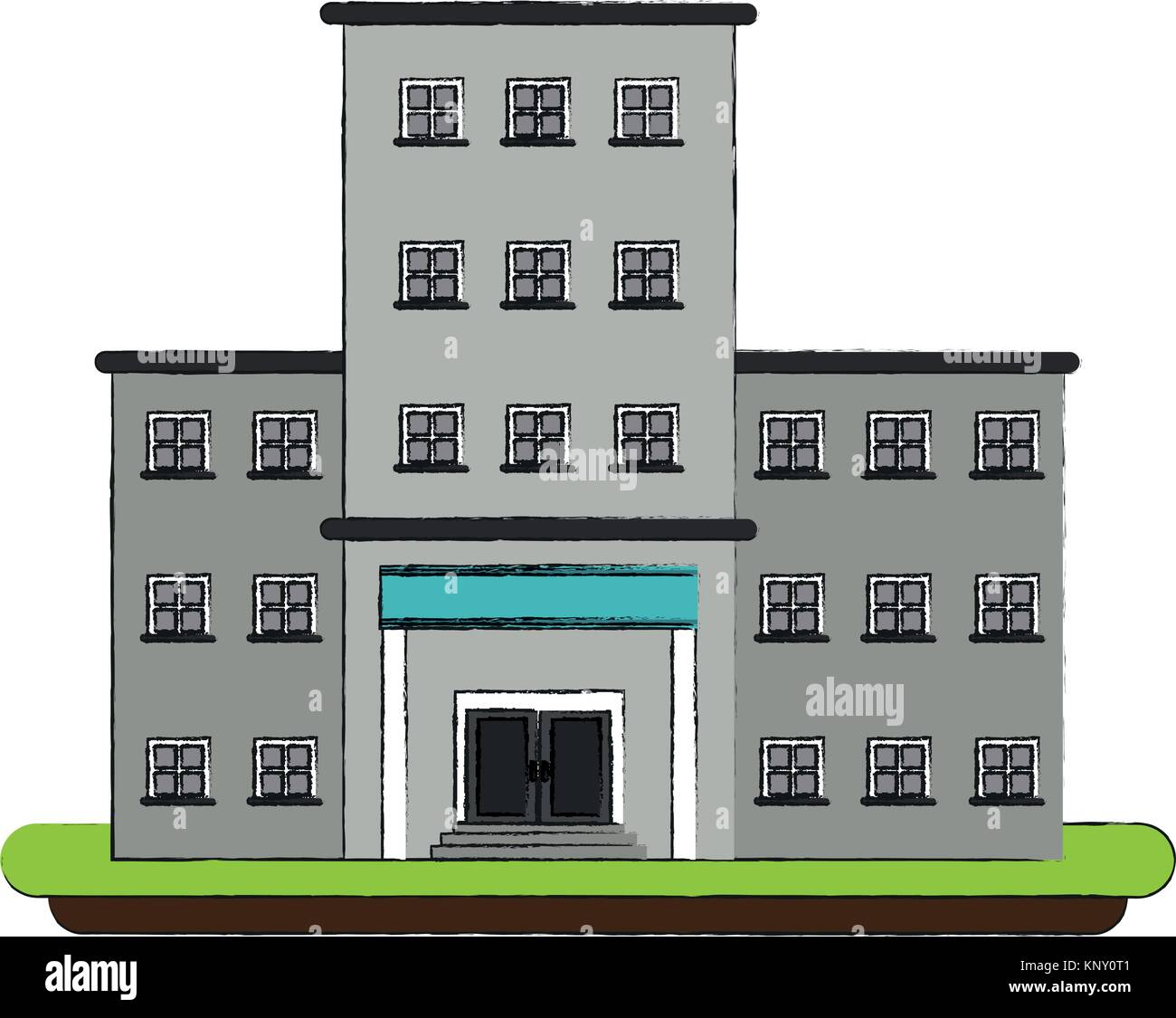 Hospital building symbol Stock Vector Image & Art - Alamy