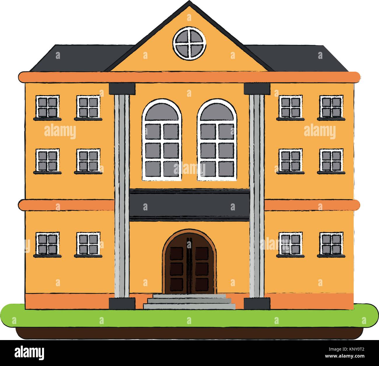 Porch column Stock Vector Images - Alamy