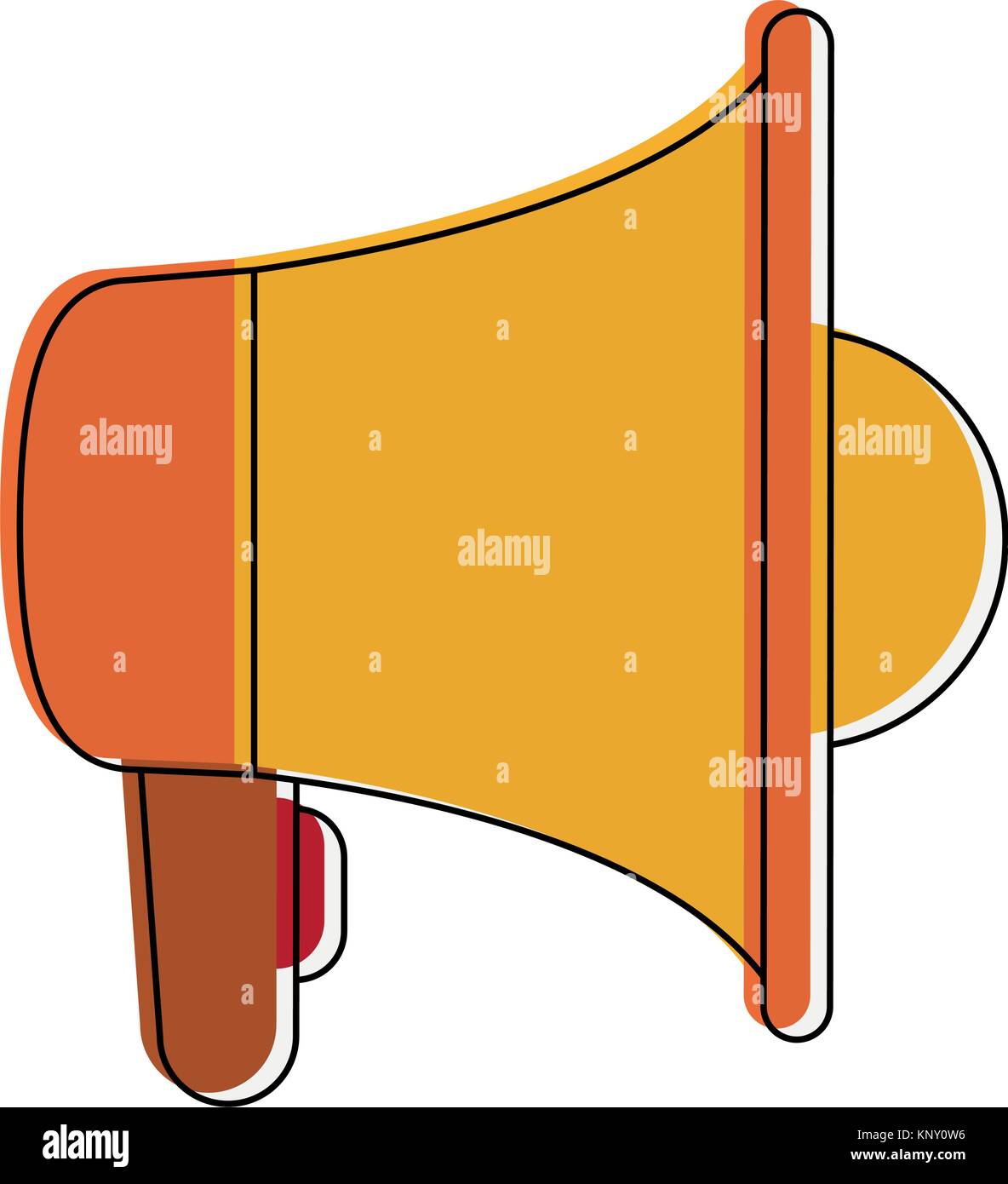 Bullhorn advertising symbol Stock Vector Image & Art - Alamy