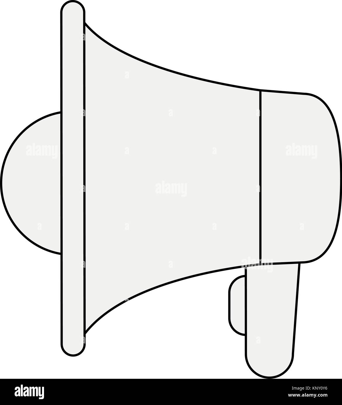 Bullhorn advertising symbol Stock Vector Image & Art - Alamy