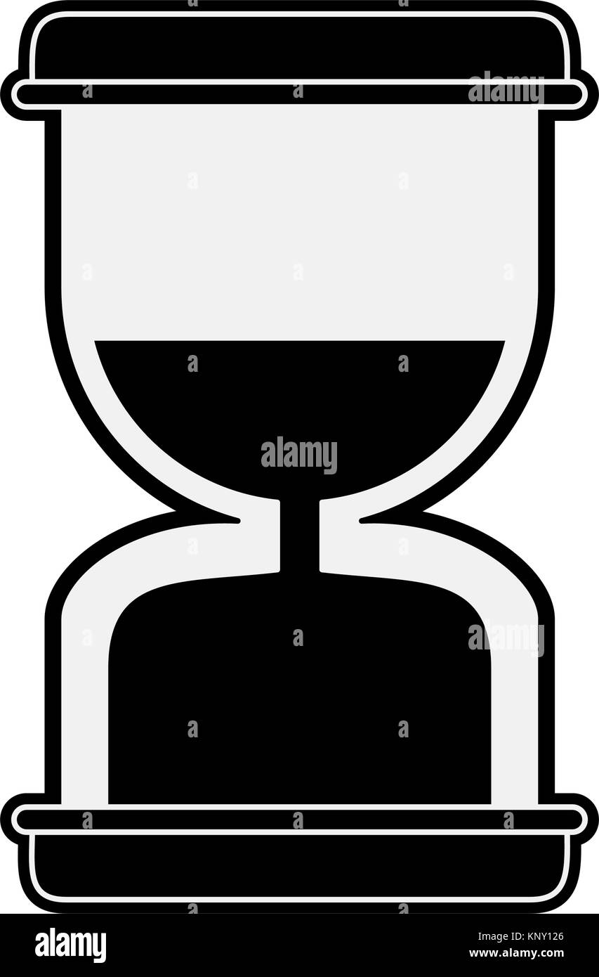 Hourglass antique clock Stock Vector Image & Art - Alamy