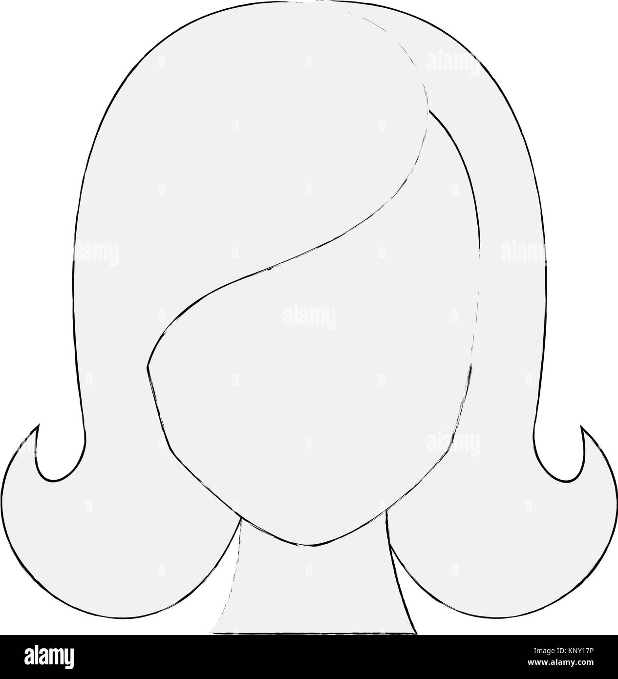 woman faceless cartoon Stock Vector Image & Art - Alamy