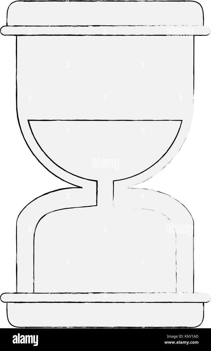 Hourglass antique clock Stock Vector Image & Art - Alamy