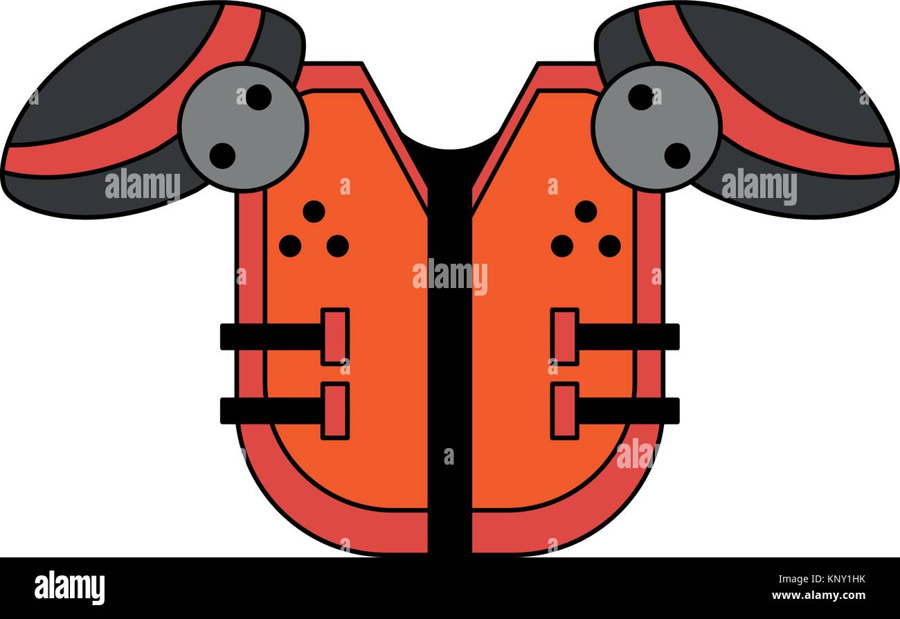 American football armour Stock Vector Image & Art - Alamy