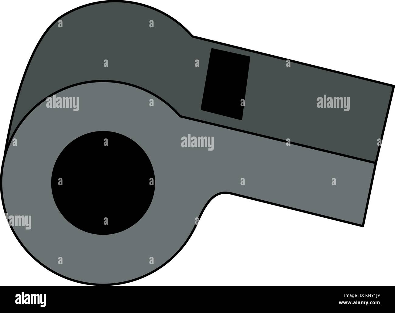 Referee sport whistle Stock Vector Image & Art - Alamy