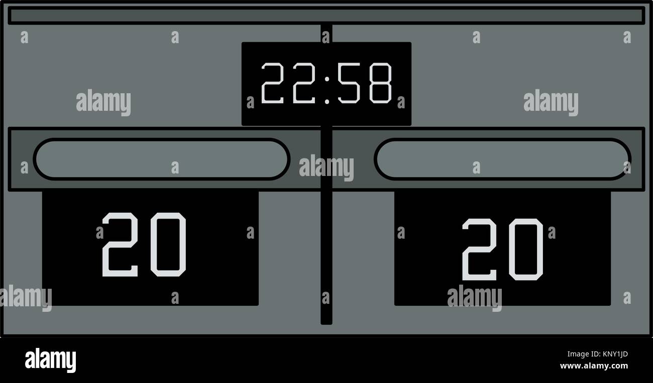 Digital sports clock Stock Vector Images - Alamy