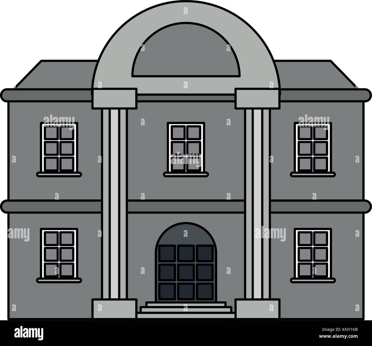 mansion with columns Stock Vector Image & Art - Alamy