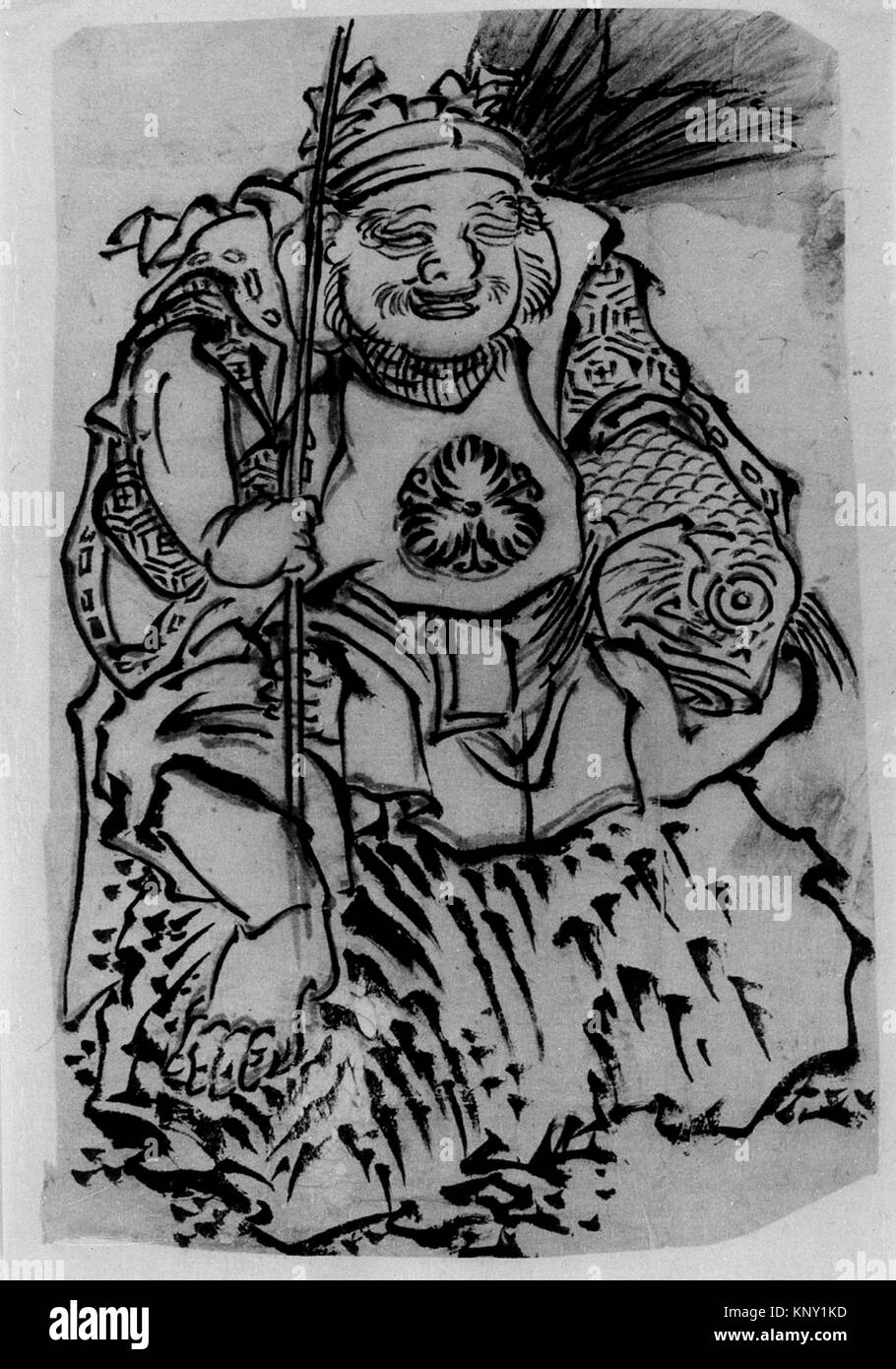 Ebisu (God of Luck, Protector of Merchants). Artist: School of ...