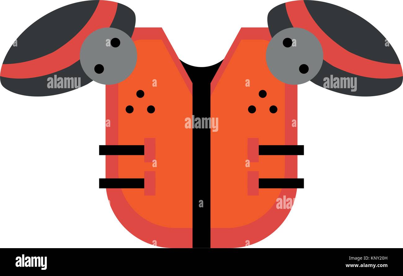 American football armour Stock Vector Image & Art - Alamy