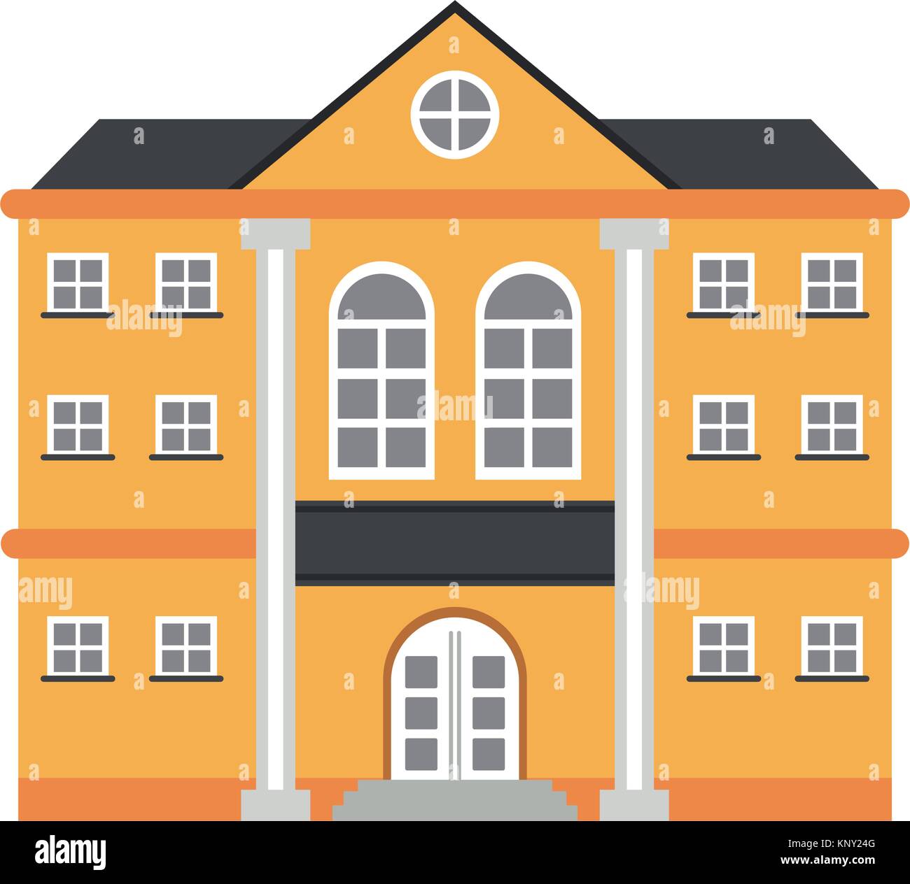 mansion with columns Stock Vector Image & Art - Alamy
