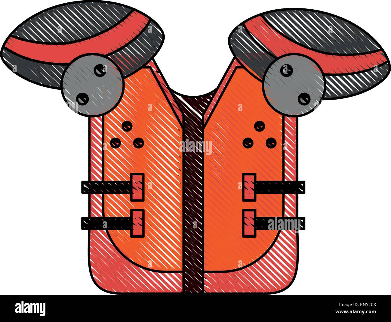 American football armour Stock Vector Image & Art - Alamy