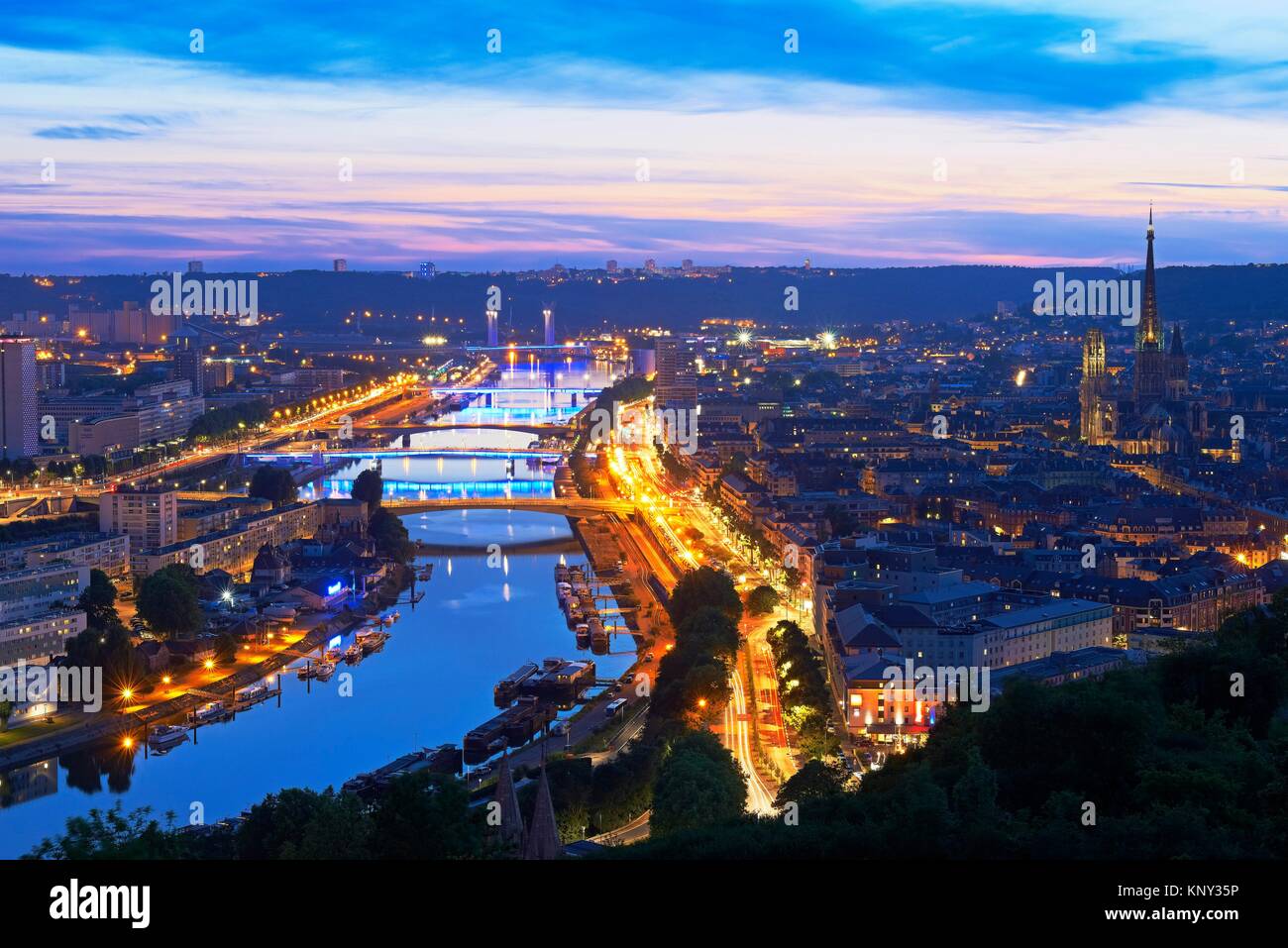 Rouen river hi-res stock photography and images - Alamy