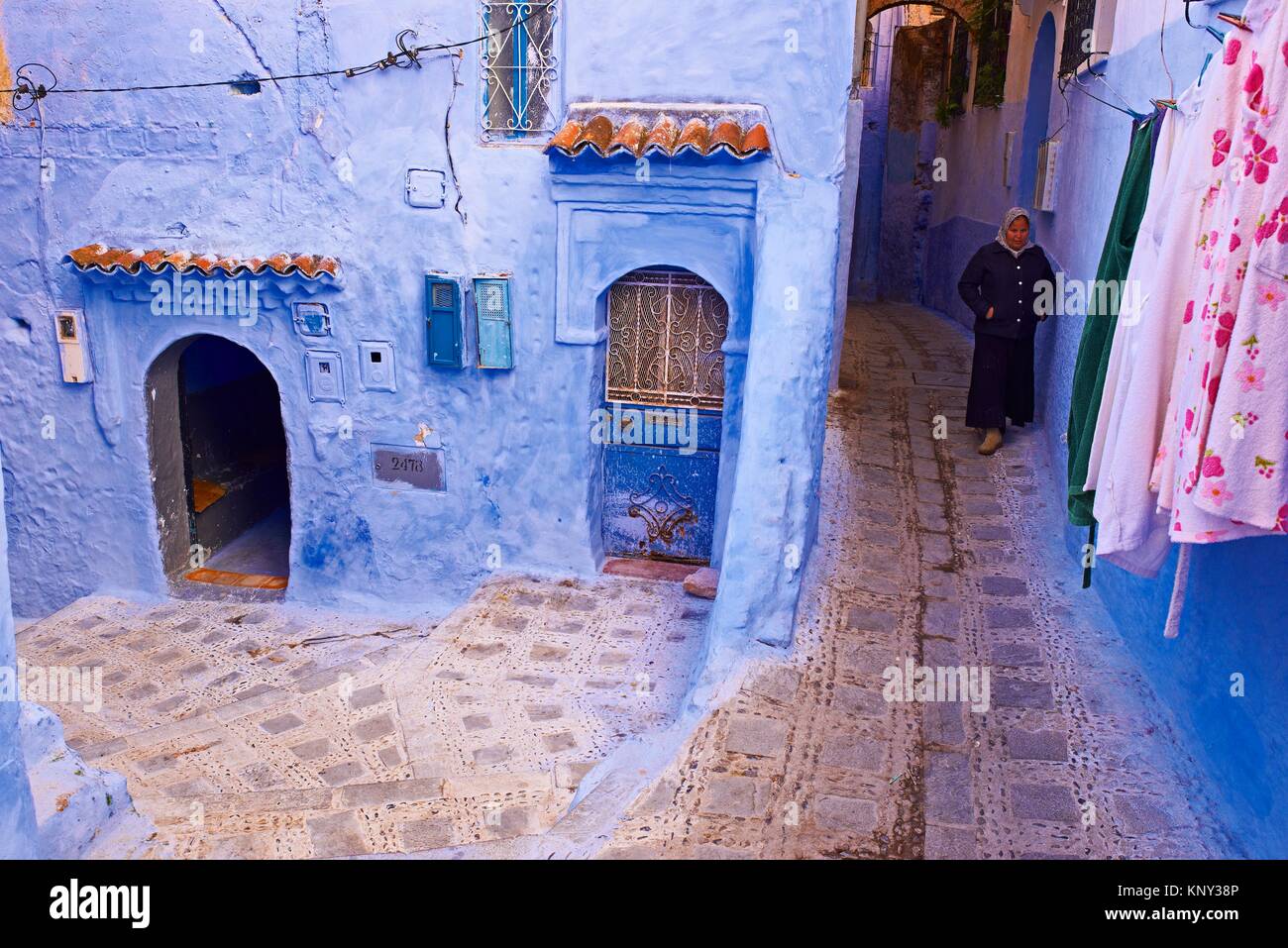 Rif morocco medina blue hi-res stock photography and images - Alamy