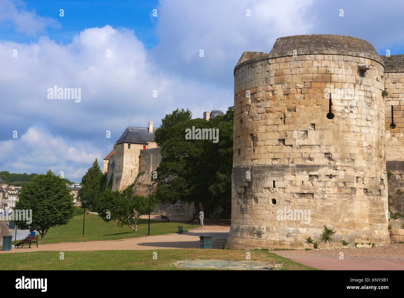 Château de Caen, Ducal Castle, Caen, Normandy, France Stock Photo - Alamy