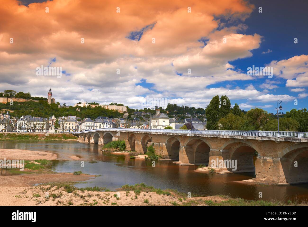 Chinon castle hi-res stock photography and images - Alamy