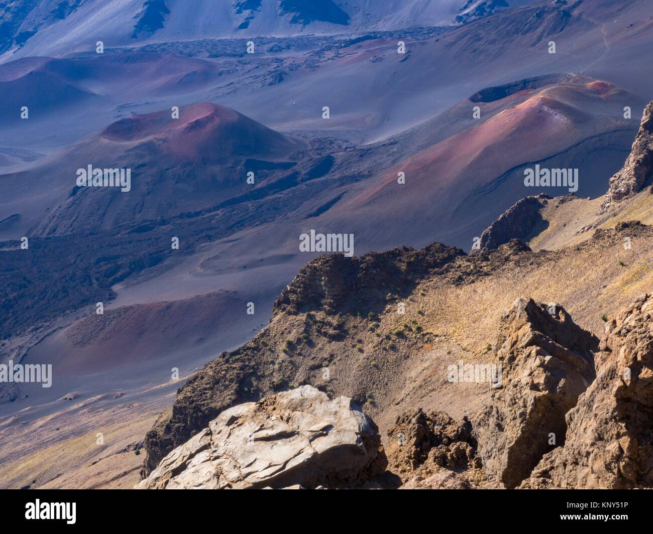 Maui Mt Haleakala Crater Stock Photo - Alamy
