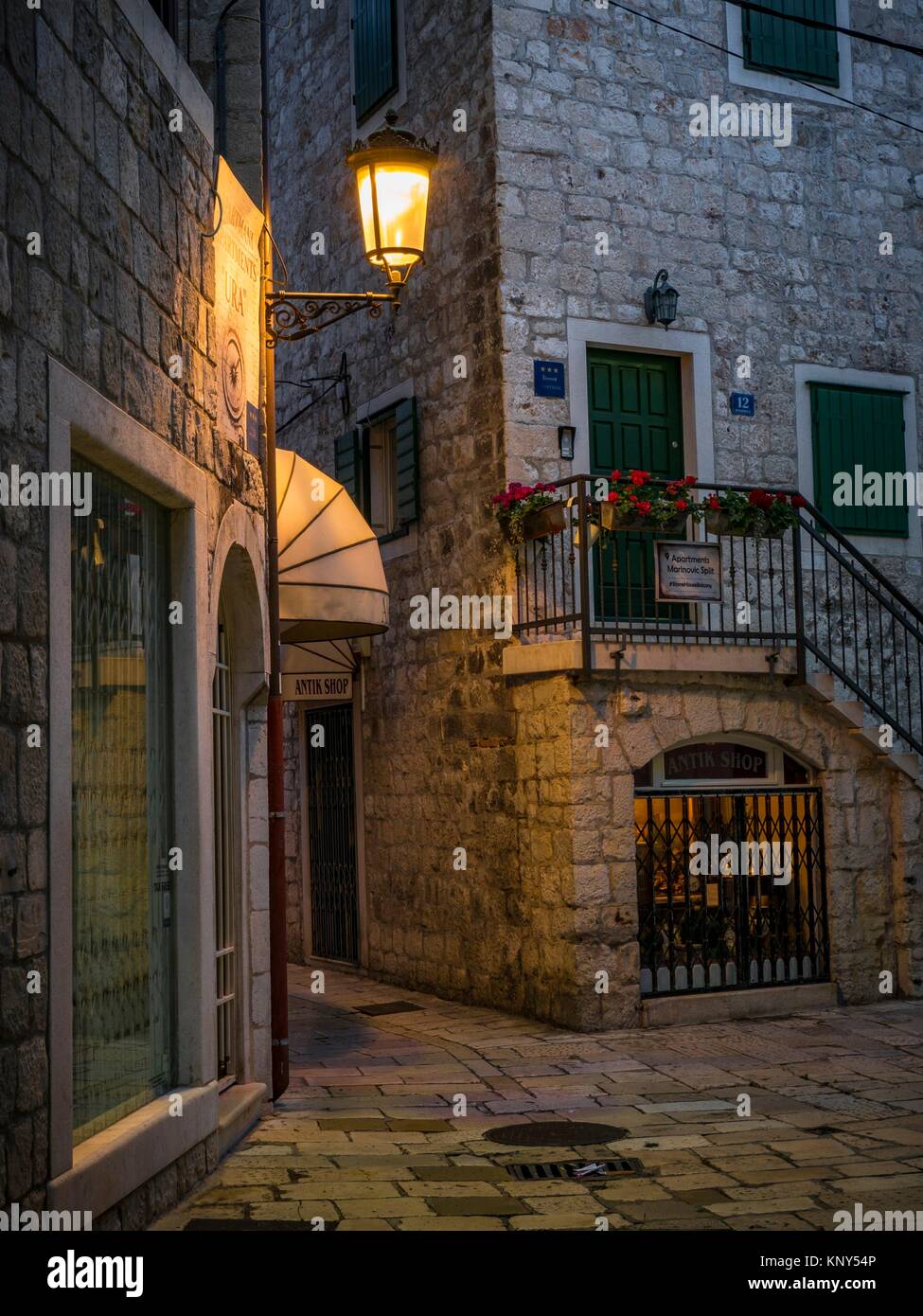 Split Croatia Street Scene Old Town Stock Photo - Alamy