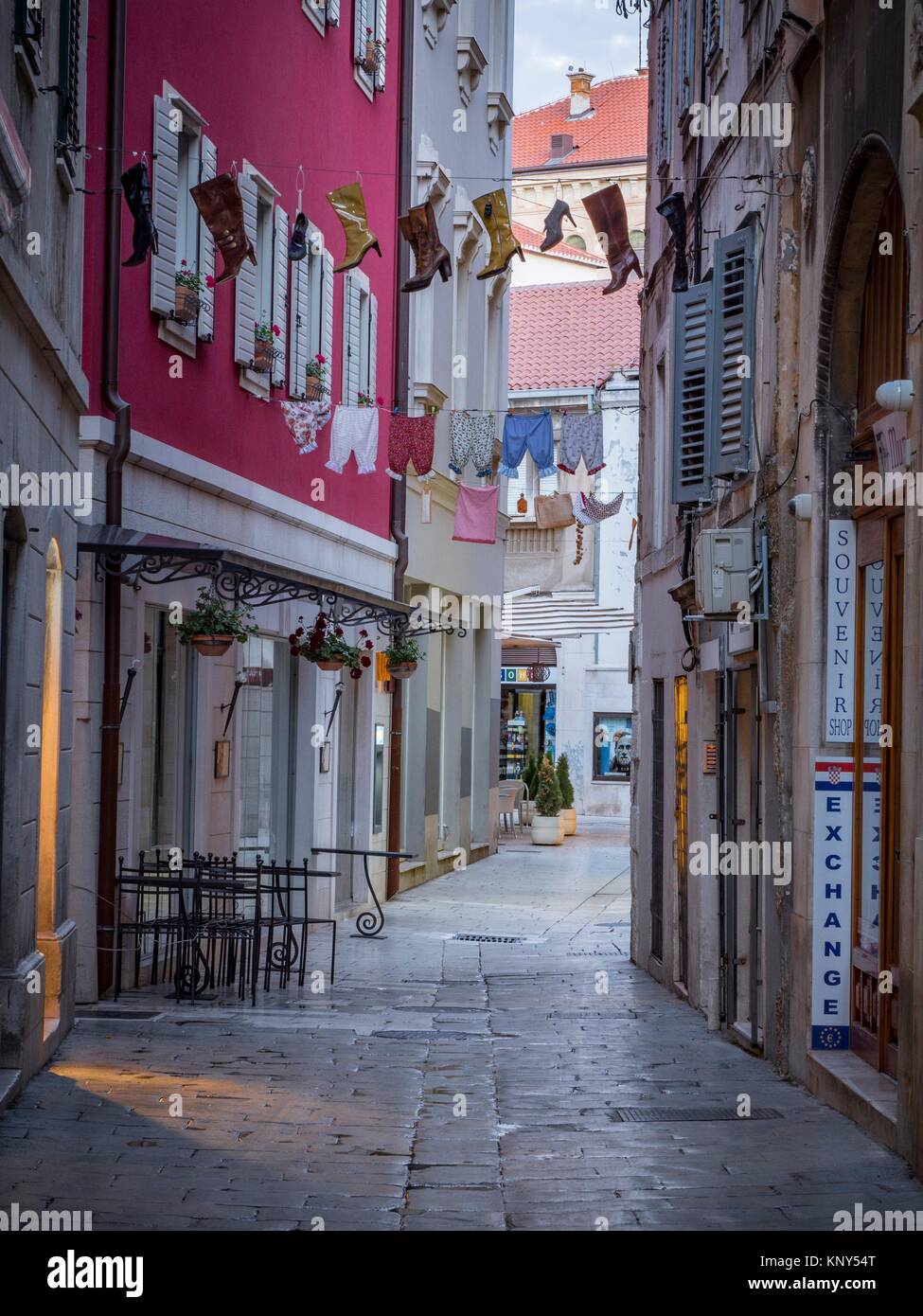 Split Croatia Street Scene Old Town Stock Photo - Alamy