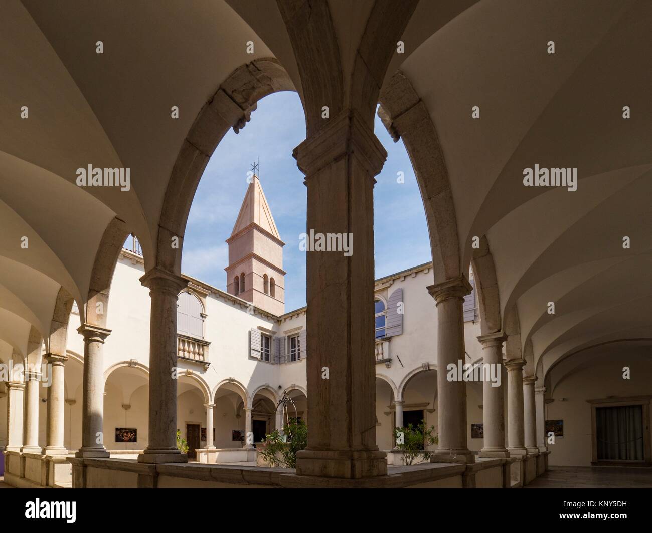 Slovenia Coast City of Piran Church of St Francis Stock Photo - Alamy