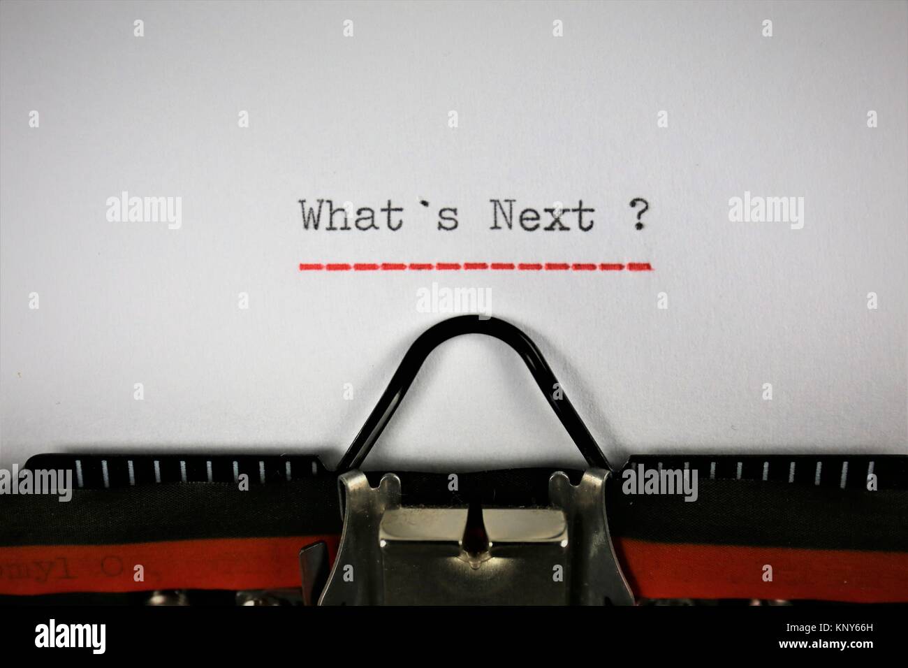 An concept Image of a typewriter with text Stock Photo - Alamy