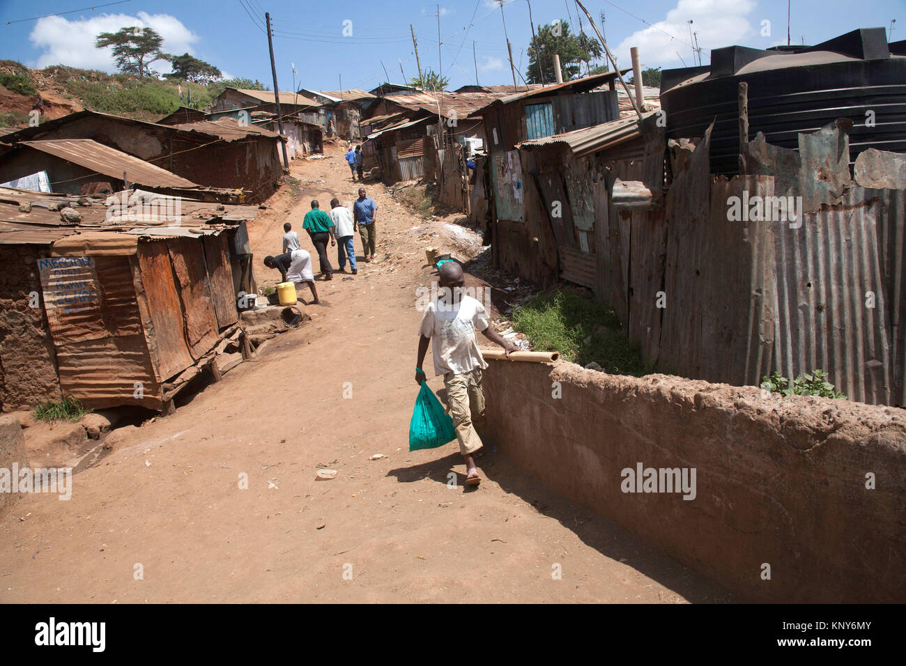 Kibera slums, Nairobi, Kenya, East Africa Stock Photo - Alamy