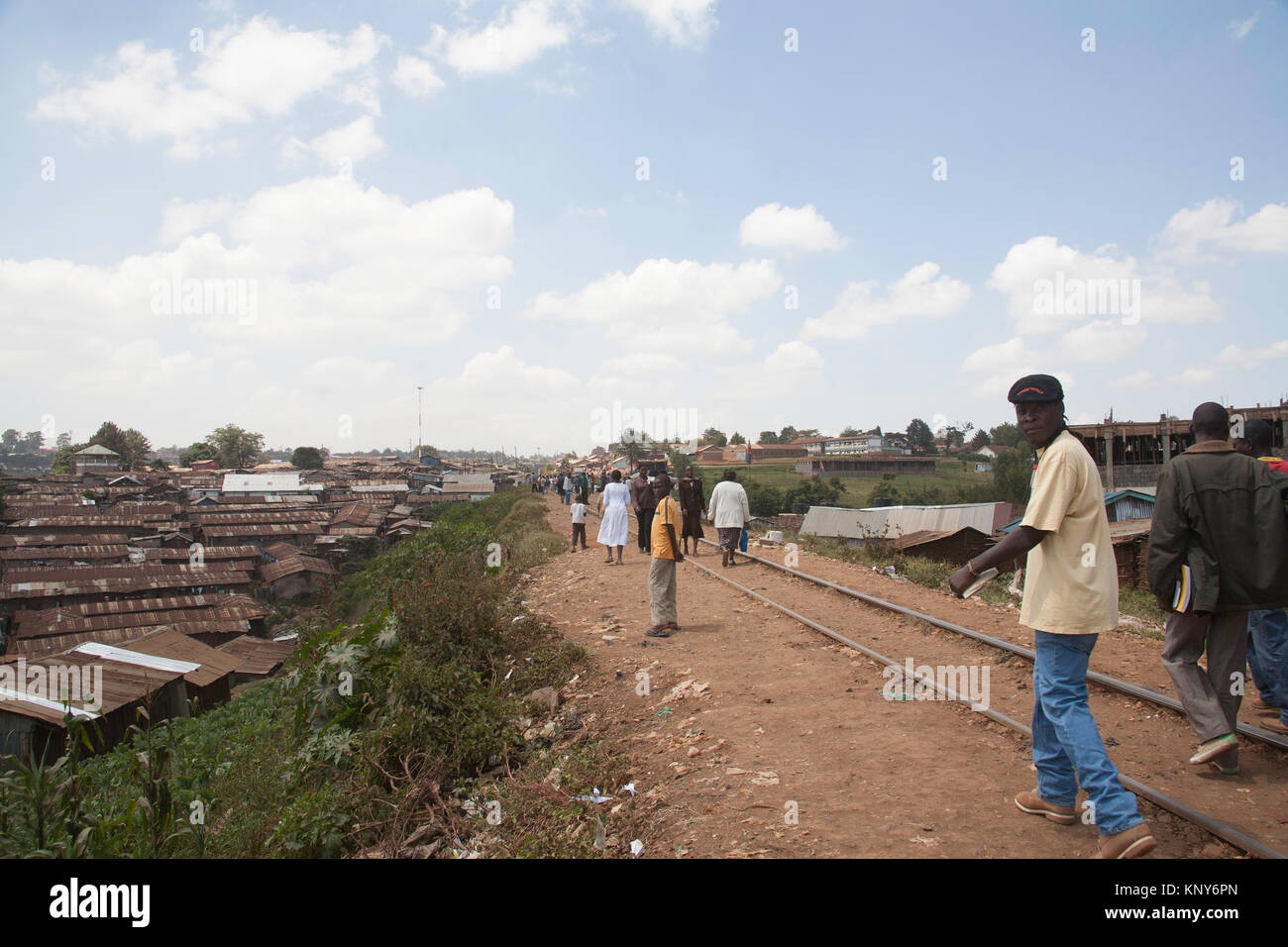Kibera slums hi-res stock photography and images - Alamy