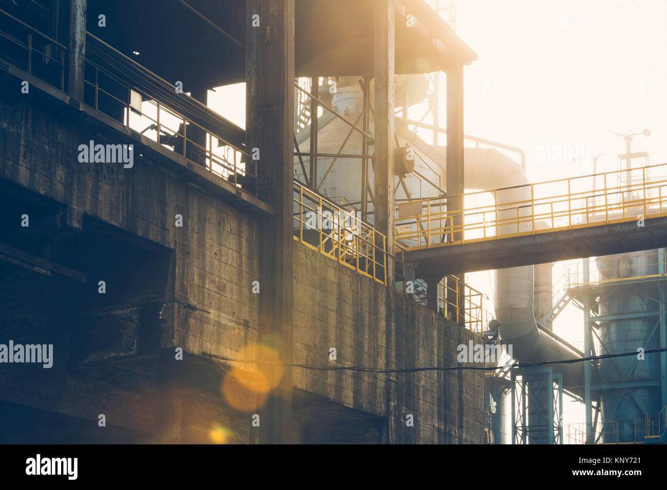interior view of a steel factory,steel industry in city of China Stock ...
