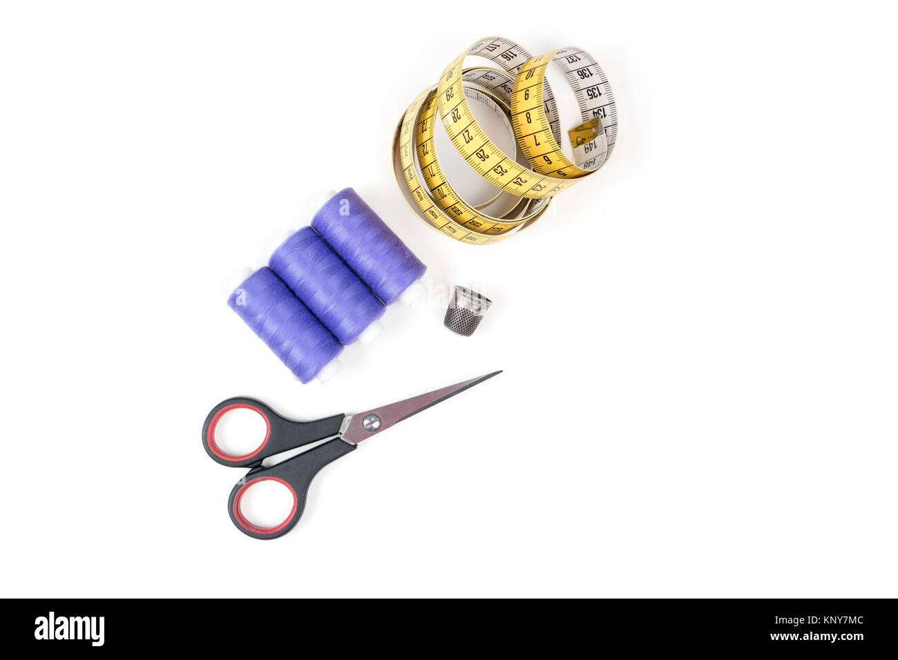 Purple measuring tape hi-res stock photography and images - Alamy