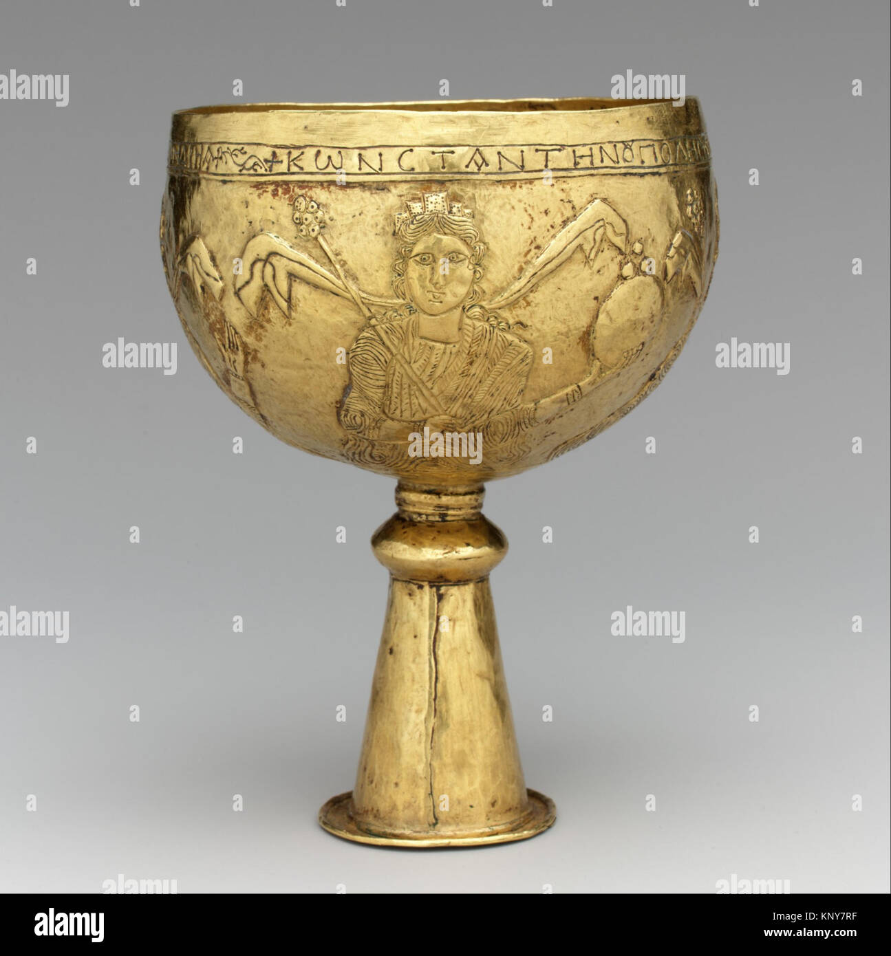 Gold Goblet with Personifications of Cyprus, Rome, Constantinople, and ...