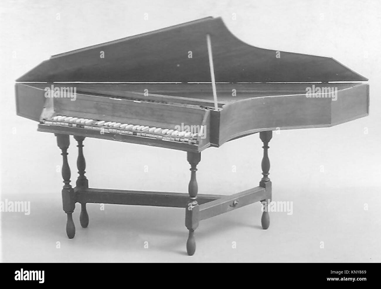 A bentside spinet from early 18th-century London, British, constructed ...