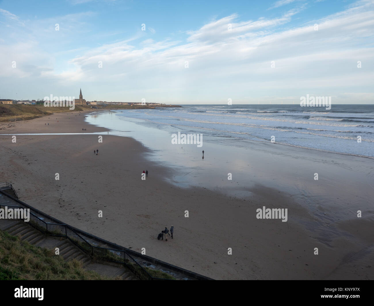 Tynemouth Harbour, Northumbria Stock Photo - Alamy