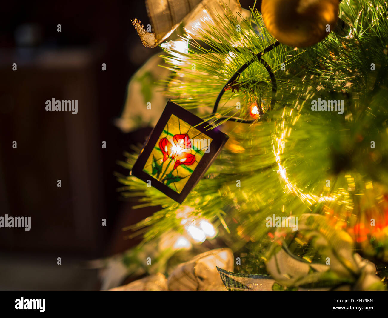 A Christmas tree detail Stock Photo - Alamy