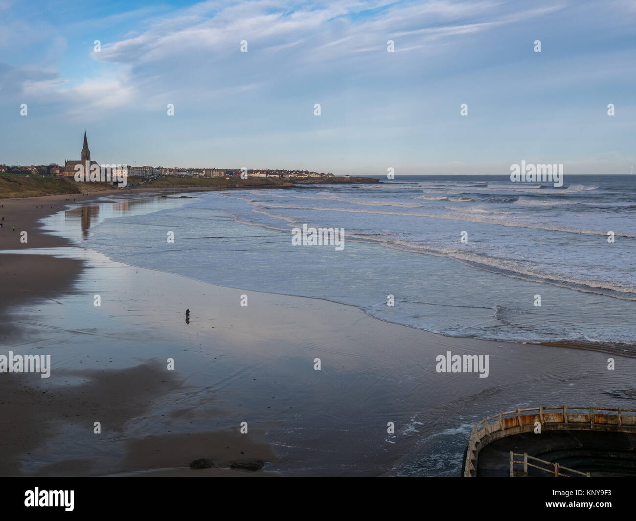 Tynemouth Harbour, Northumbria Stock Photo - Alamy