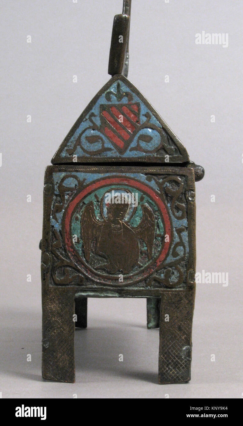 A 13th-century French chasse from Limoges, crafted with champlevé ...