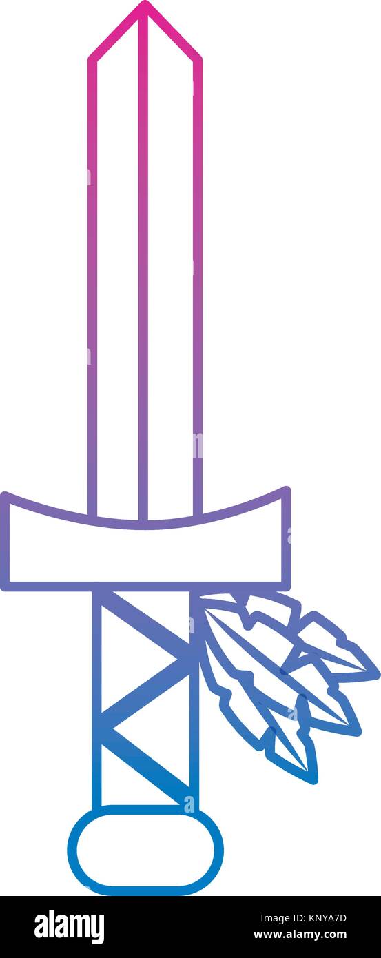 sword native american indian weapon Stock Vector Image & Art - Alamy