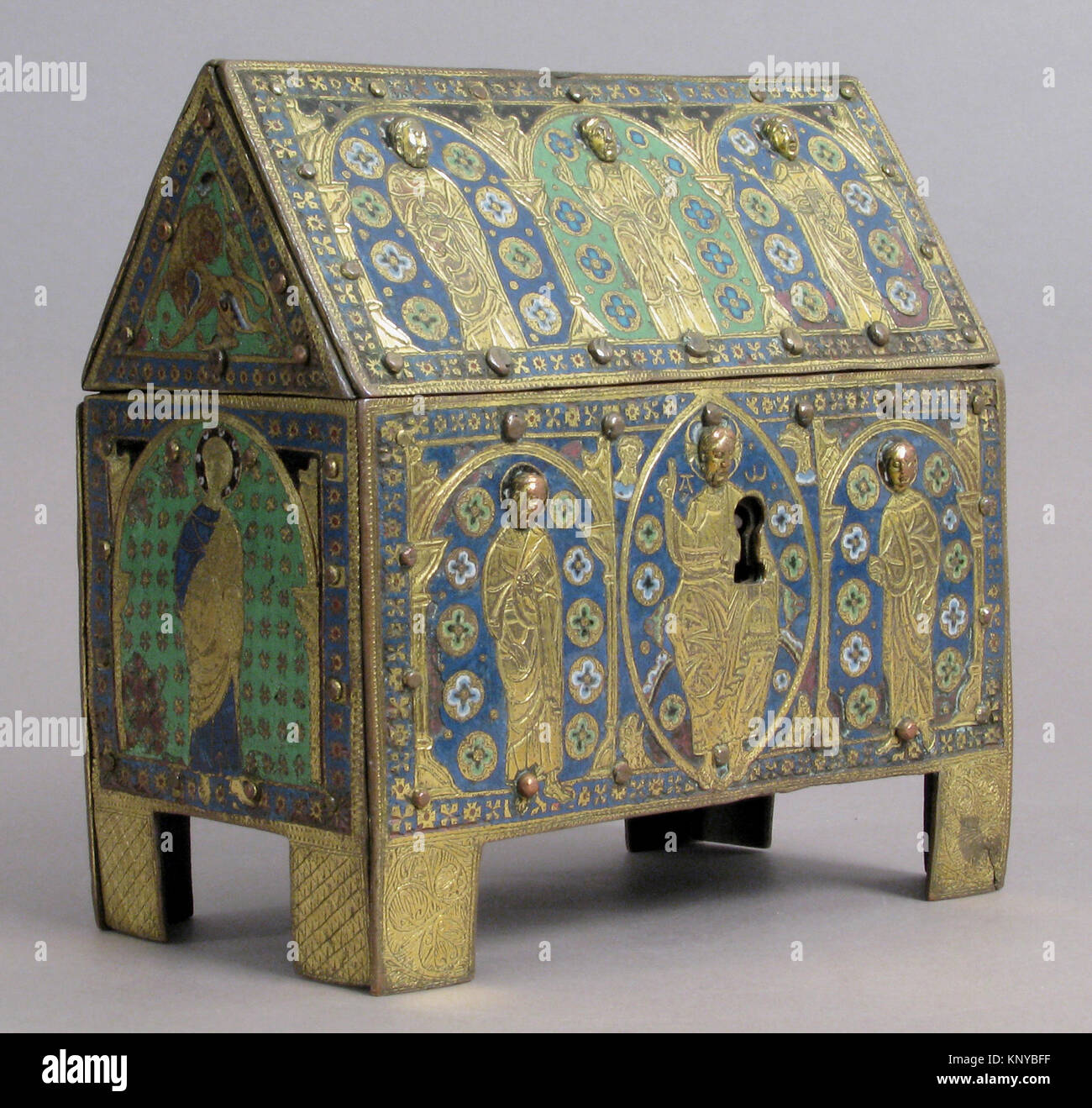 This French chasse from ca. 1190–1200 depicts Christ in Majesty ...