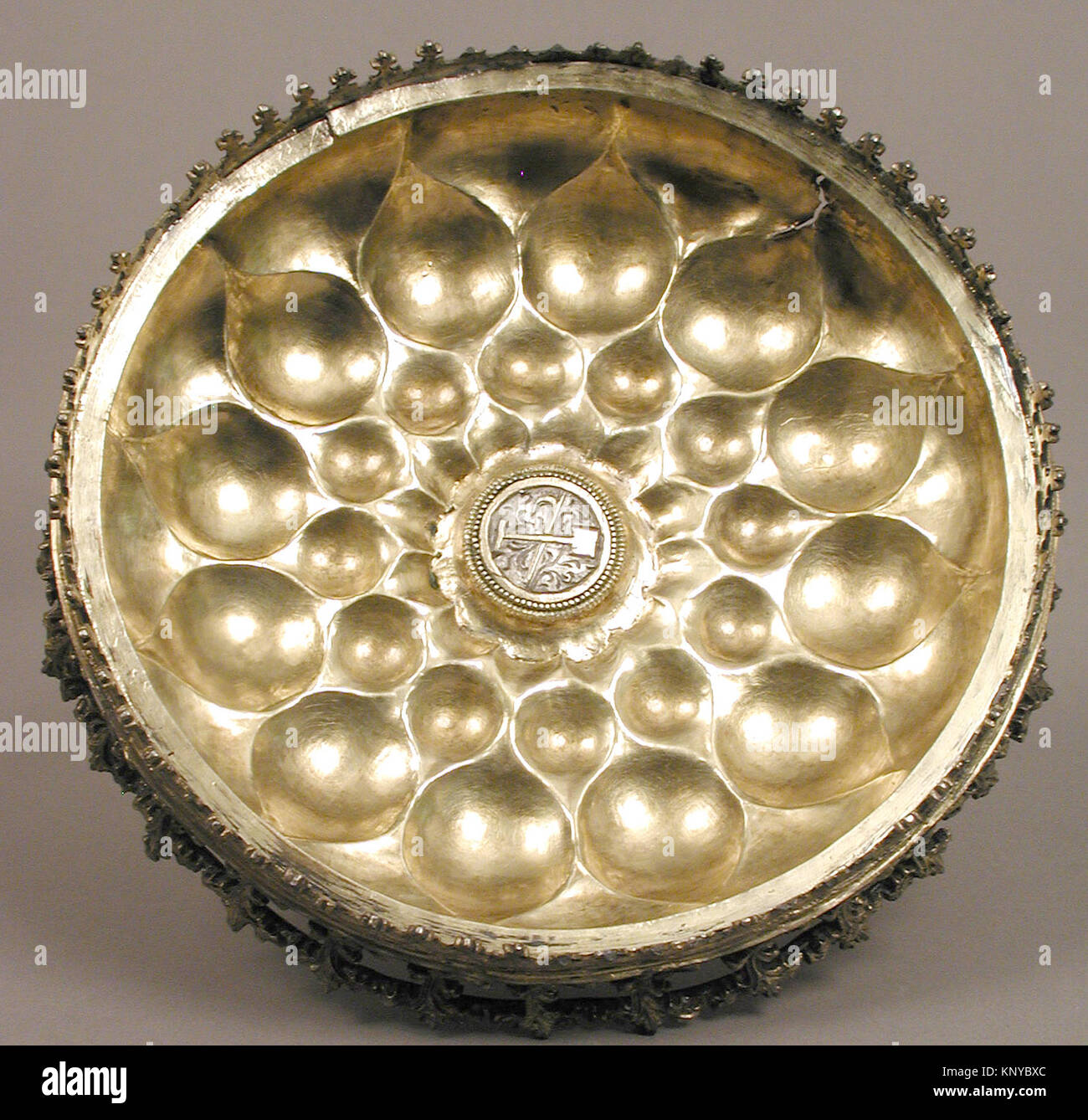 Glass beaker with cover from the Met, cylindrical form with lid ...